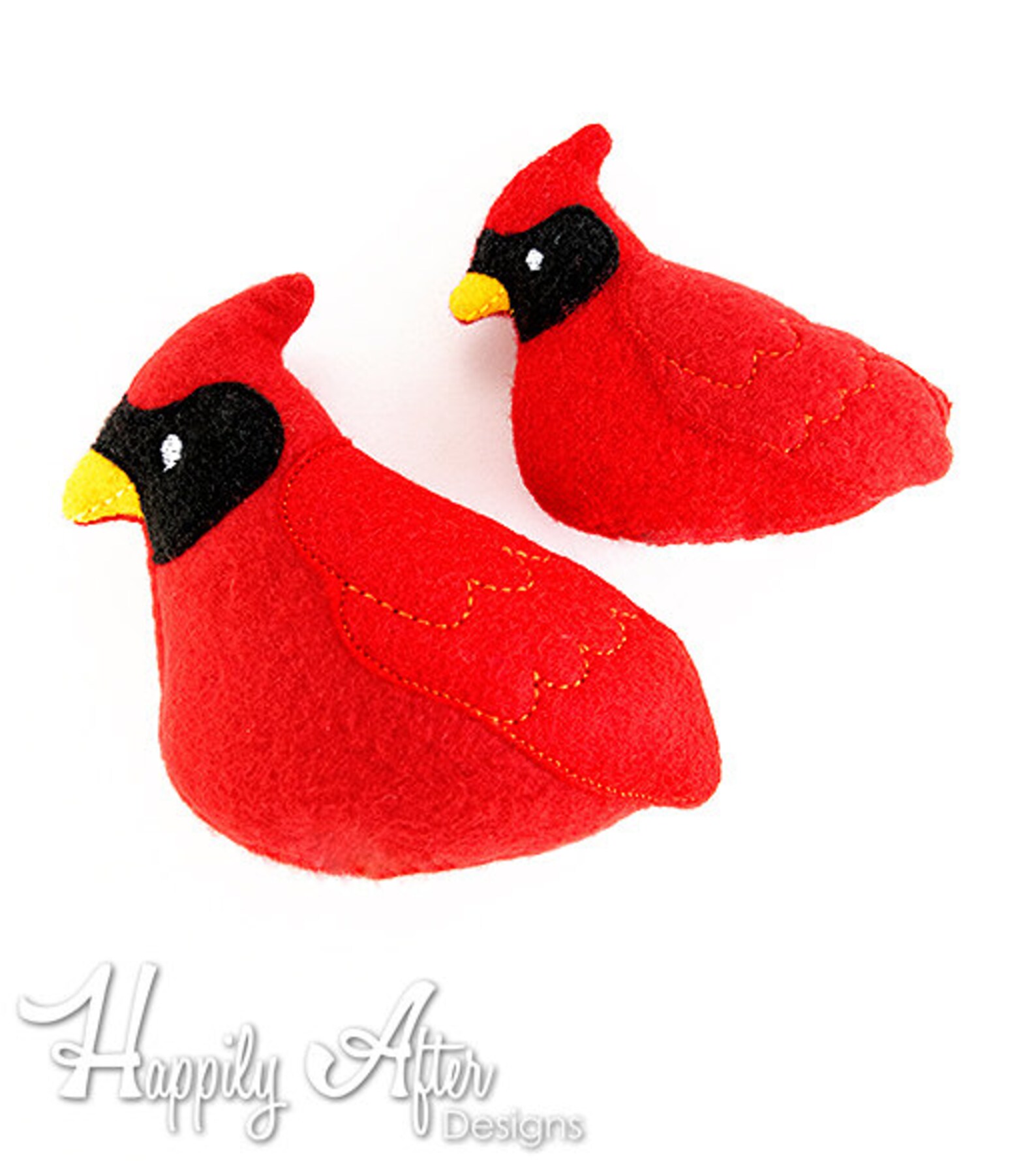 Cardinal Stuffie Embroidery Design, Cardinal, Bird, Cardinal Machine ...