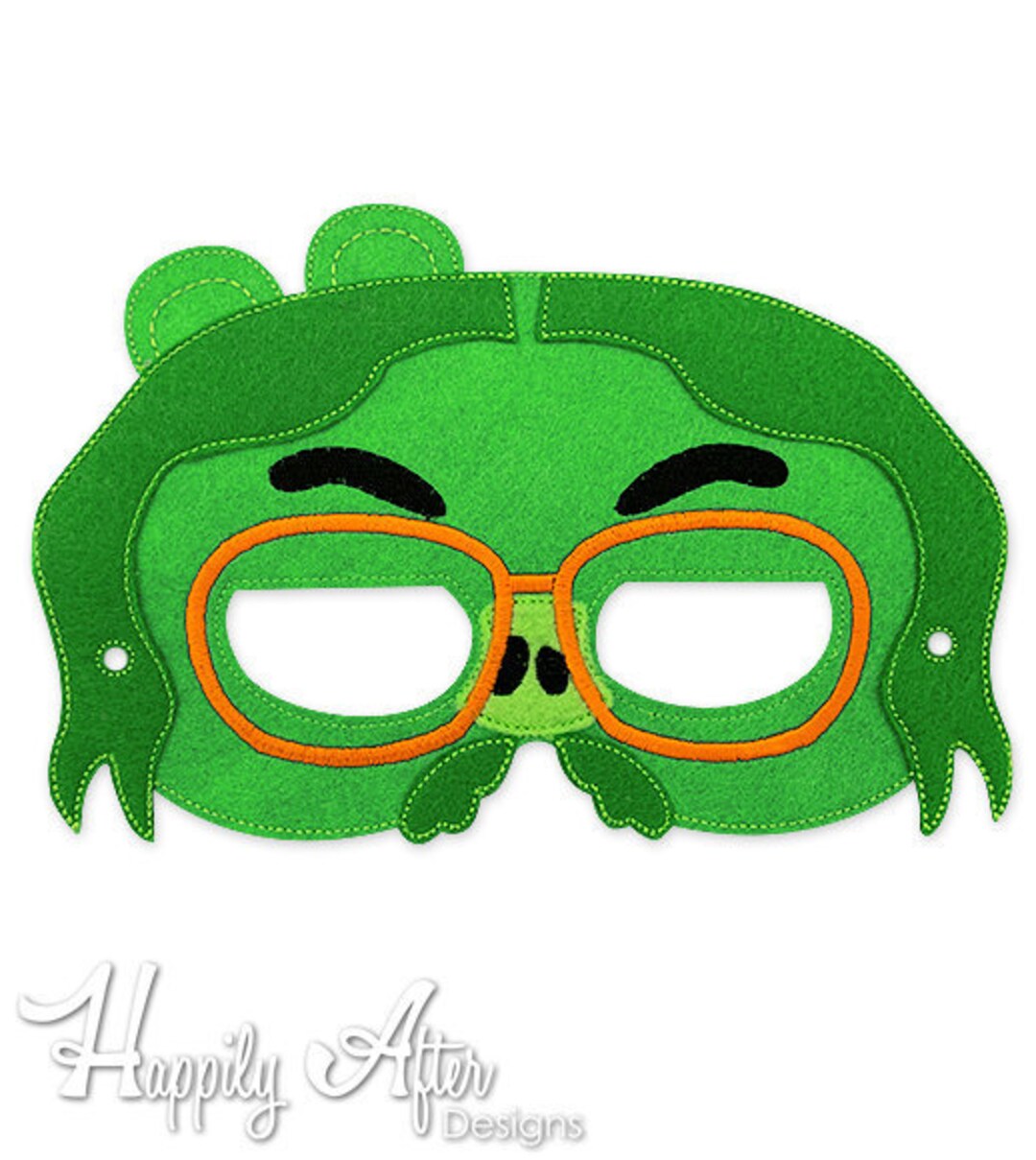 Smart Pig Mask Embroidery Design Pig Mask Machine - Etsy