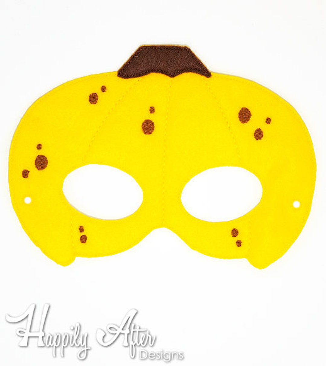 Banana Mask Embroidery Design, Banana Mask, Machine Embroidery, ITH ...