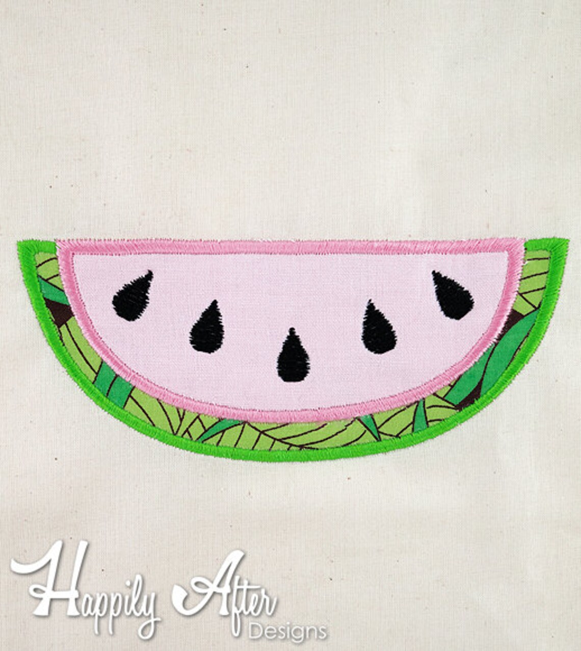 Watermelon Applique Embroidery Design, Watermelon Applique, Summer ...