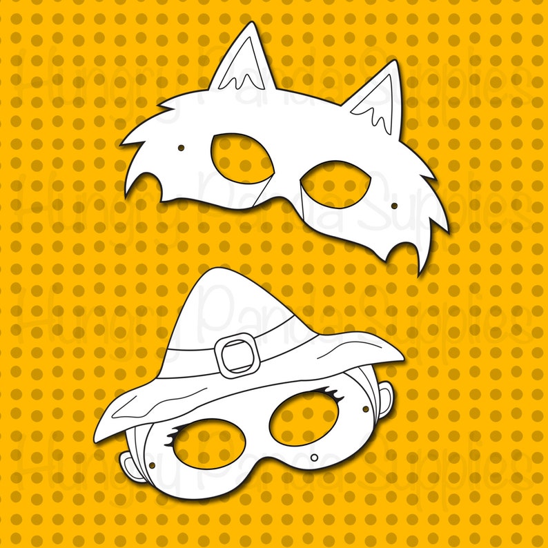 Halloween Masks, Printable Halloween Costume, Halloween Costume ...