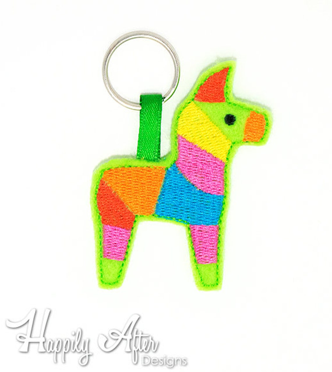 Pinata Keychain Embroidery Design, Cinco De Mayo, Keychain Embroidery ...