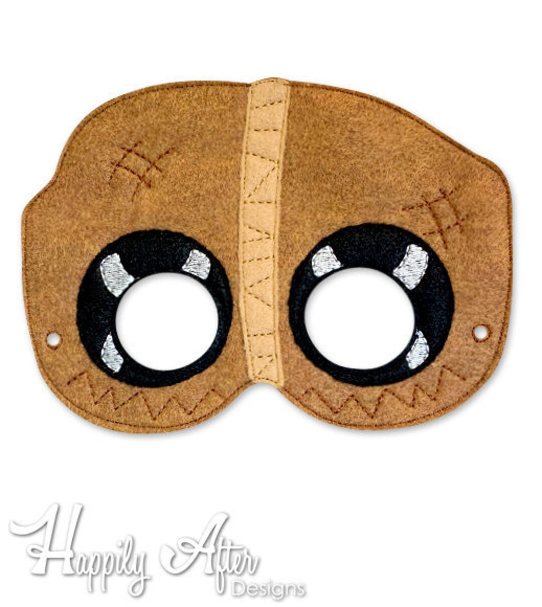 Burlap Scarecrow Mask Embroidery Design, Scarecrow Mask, Machine ...