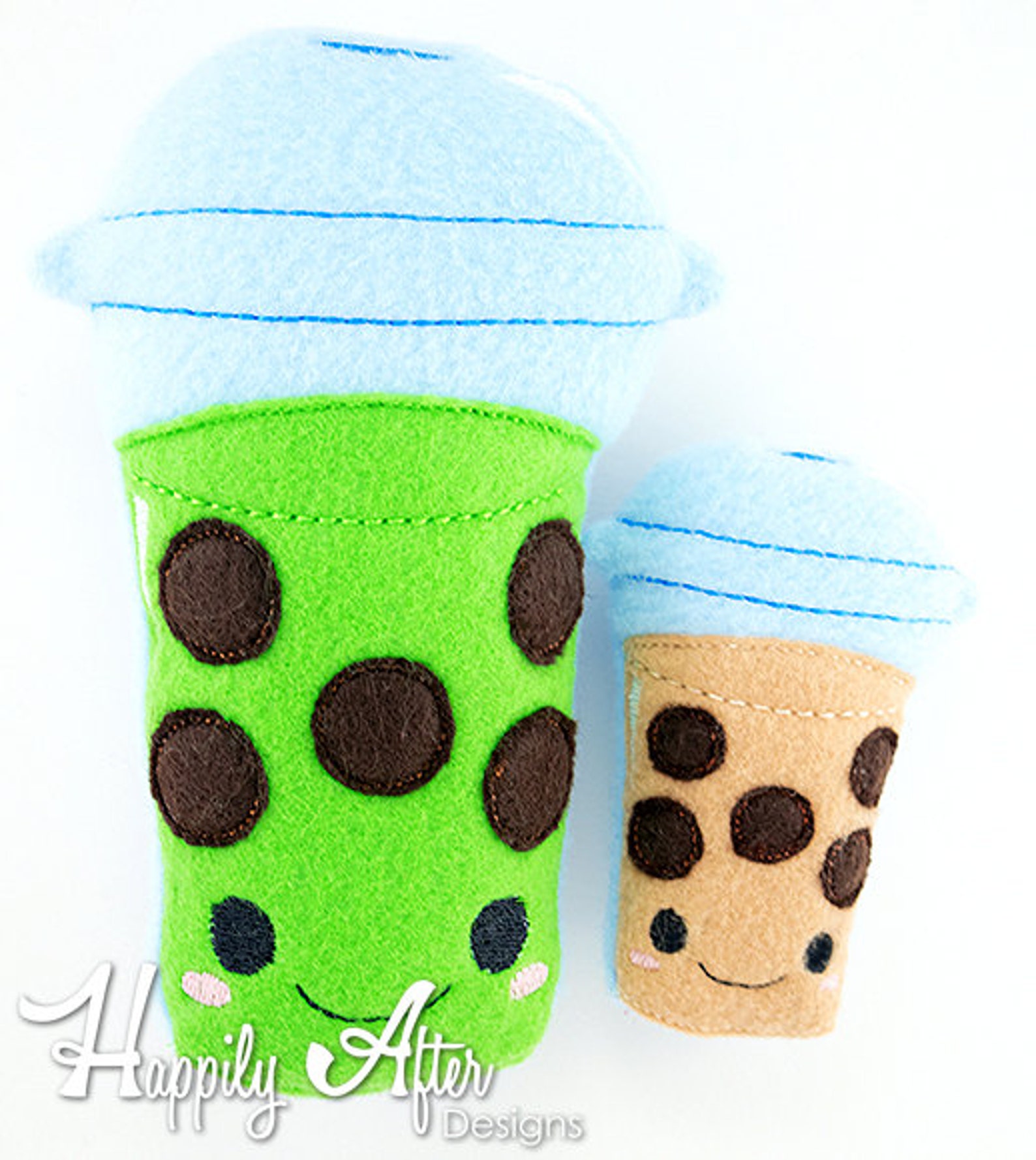Bubble Tea Stuffie Embroidery Design, Kawaii, Kawaii Machine Embroidery ...