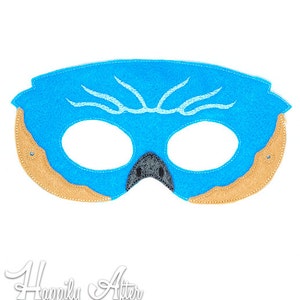 Bird Mask Embroidery Design Pack, Birds, Robin, Quail, Owl Mask ...
