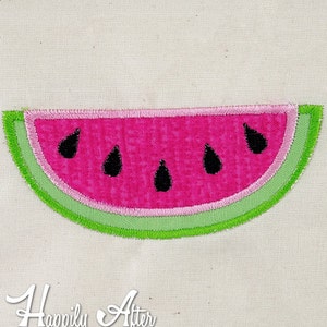 Watermelon Applique Embroidery Design, Watermelon Applique, Summer ...