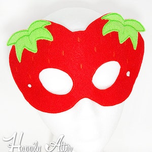 Strawberry Mask Embroidery Design, Strawberry Mask, Machine Embroidery ...