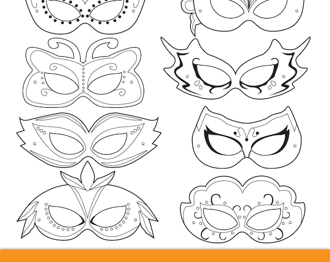 Masquerade Masks, Masquerade Mask, Printable Masquerade Mask ...