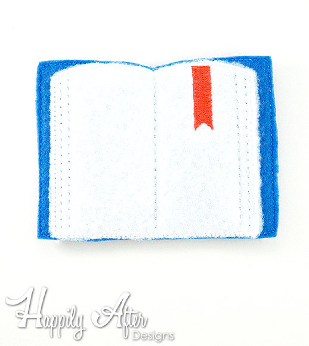 Book Feltie Embroidery Design, Book Feltie, Machine Embroidery, ITH, in ...
