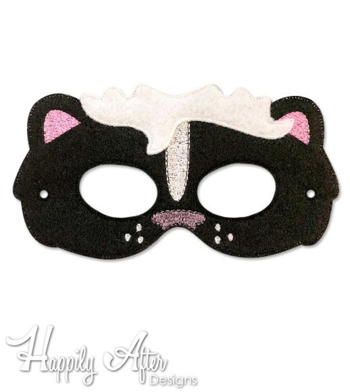 Skunk Mask Embroidery Design Skunk Mask Machine Embroidery | Etsy