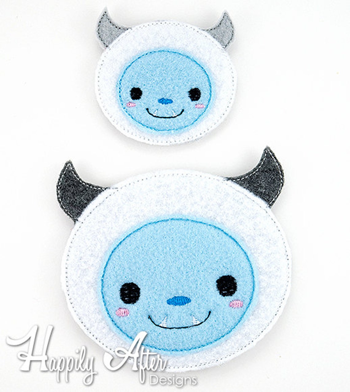 Yeti Feltie Embroidery Design, Winter Feltie, Monster Feltie, Machine ...