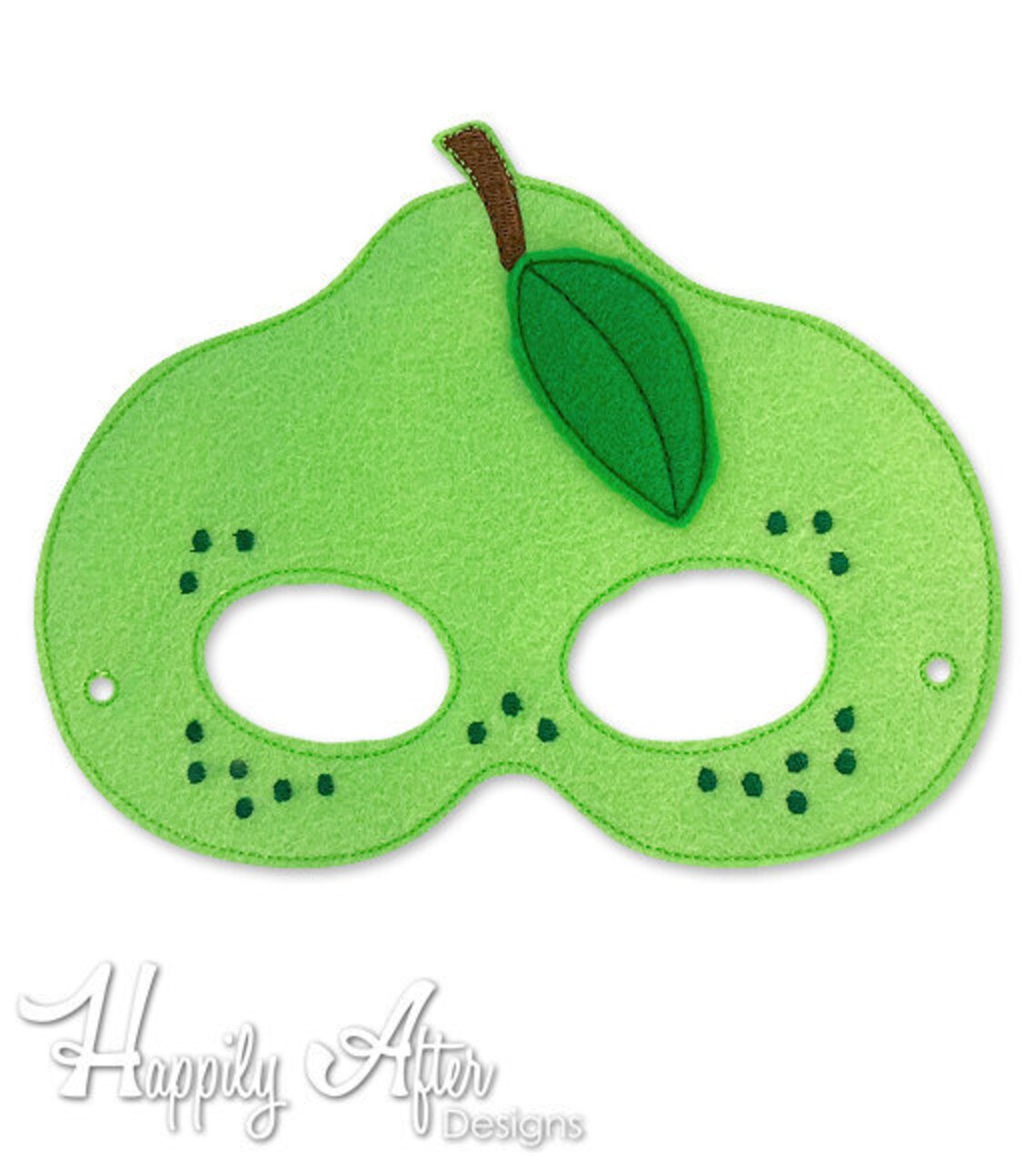 Pear Mask Embroidery Design pear mask machine embroidery | Etsy
