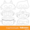 Printable Halloween Bat Mask for Kids DIY Halloween Activity Instant ...
