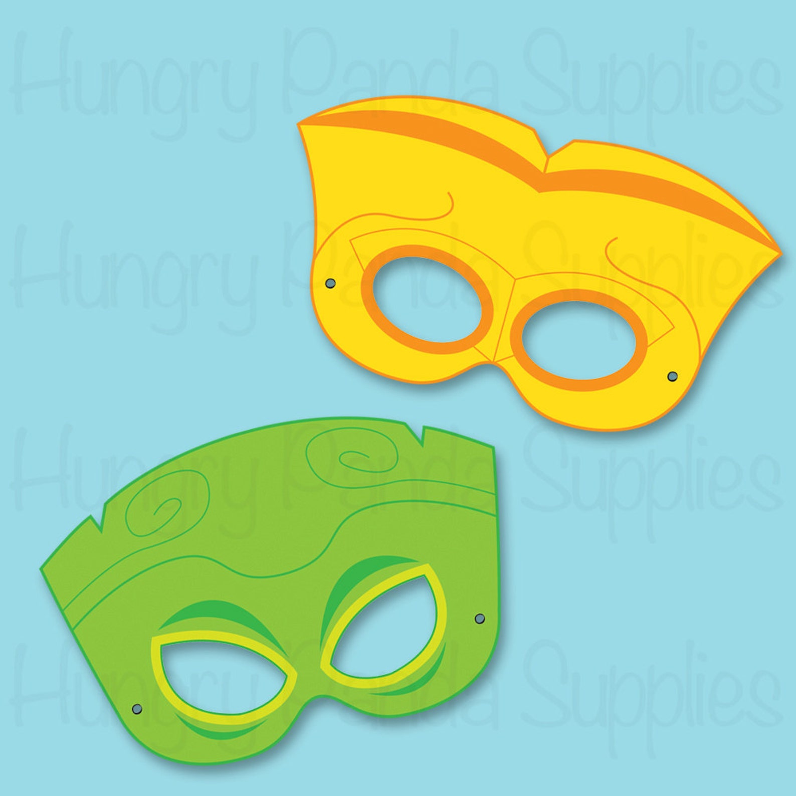 Tiki Party Masks Tiki Faces Tiki Costume Hawaiian Tiki. - Etsy