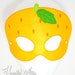 Orange Mask Embroidery Design, Orange Mask, Machine Embroidery, ITH ...