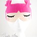 Sweet Dreamer Sleep Mask Embroidery Design, Kawaii Sleep Mask, Machine ...