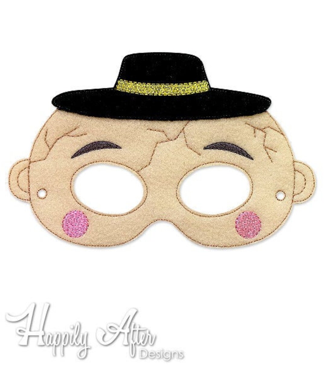 Humpty Dumpty Mask Embroidery Design, Humpty Mask, Machine Embroidery ...