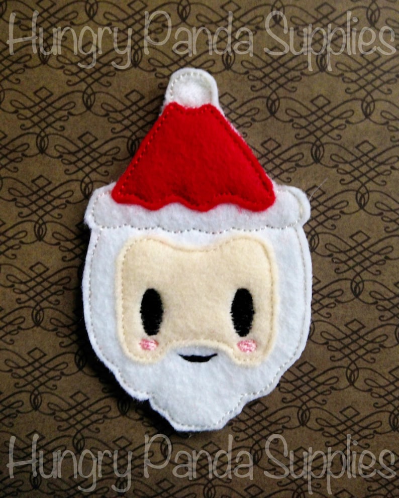 Santa Claus Feltie Embroidery Design Christmas Feltie Santa - Etsy