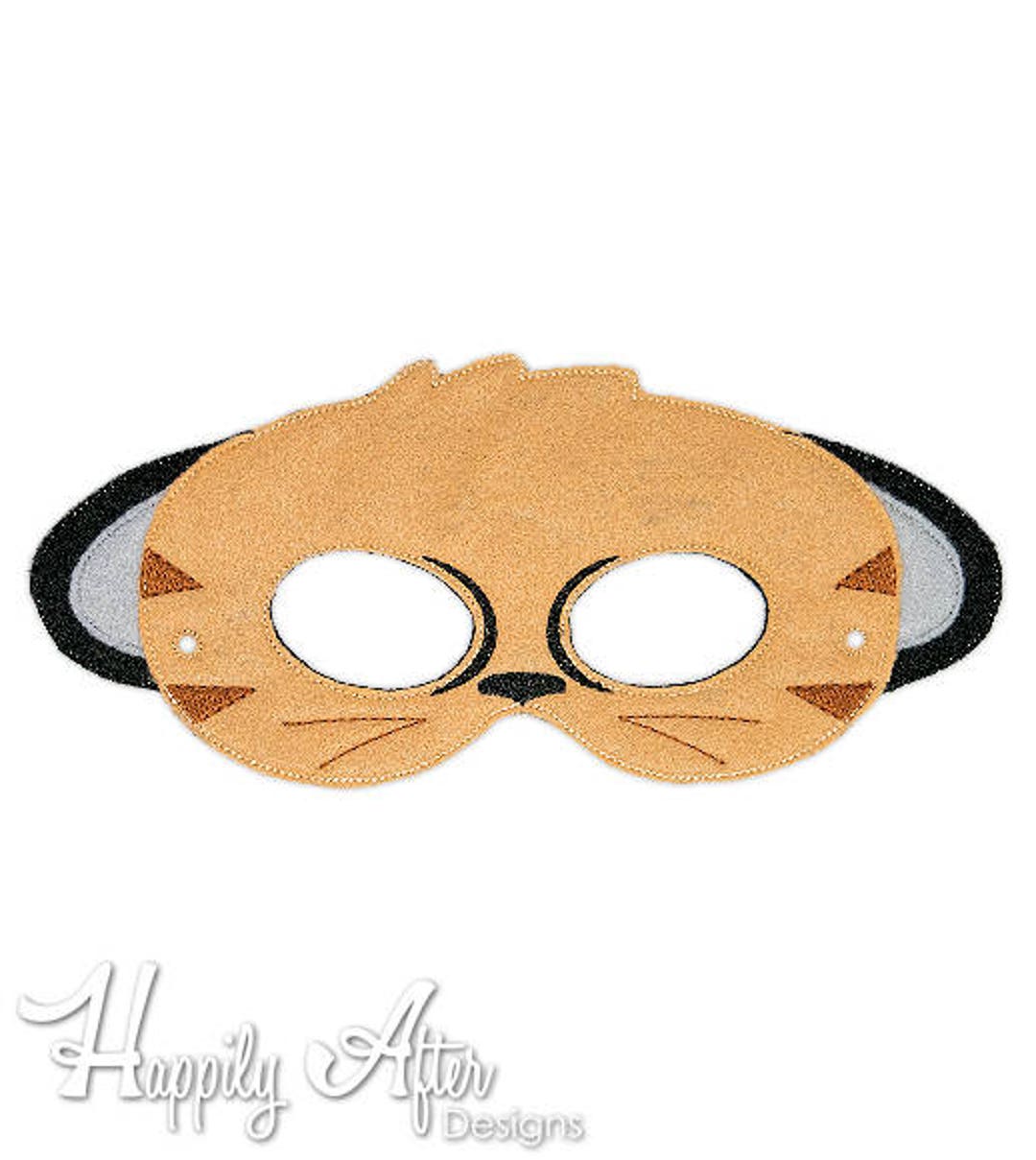 Meerkat Mask Embroidery Design, Meerkat Mask, Machine Embroidery, ITH ...