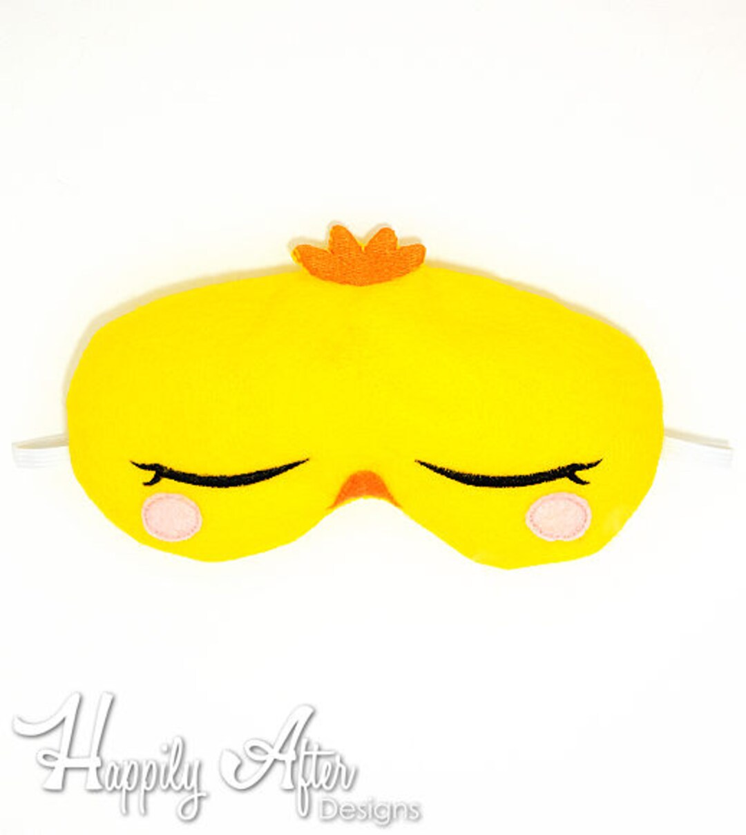 Chick Sleep Mask Embroidery Design, Sleep Mask, Machine Embroidery, ITH ...