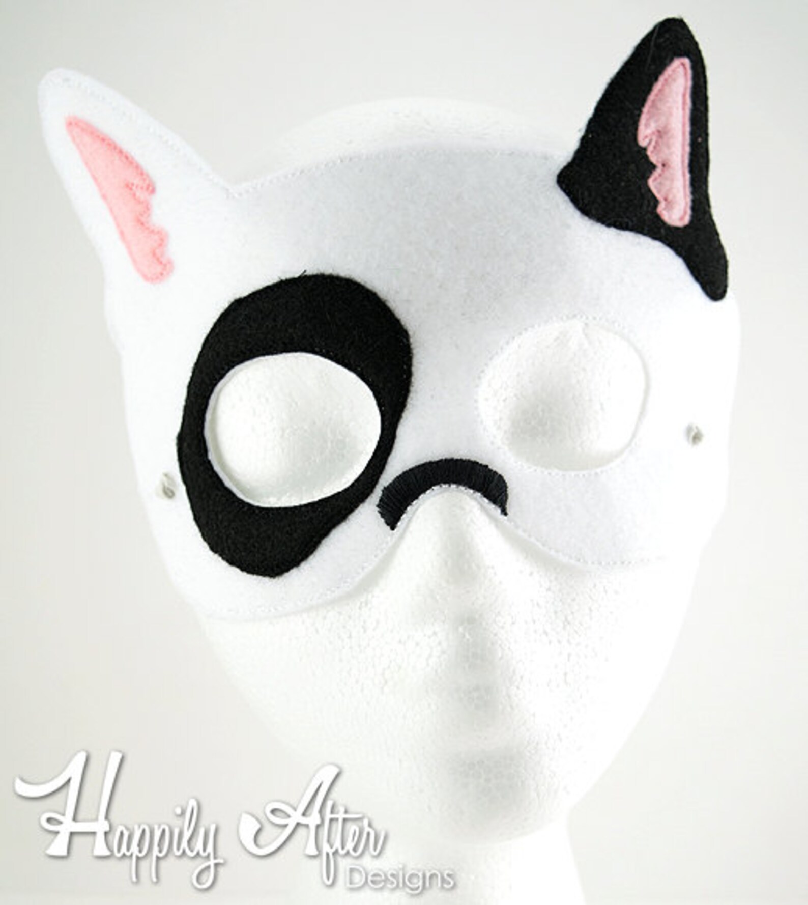 Bull Terrier Mask Embroidery Design, Dog Mask, Machine Embroidery, ITH ...