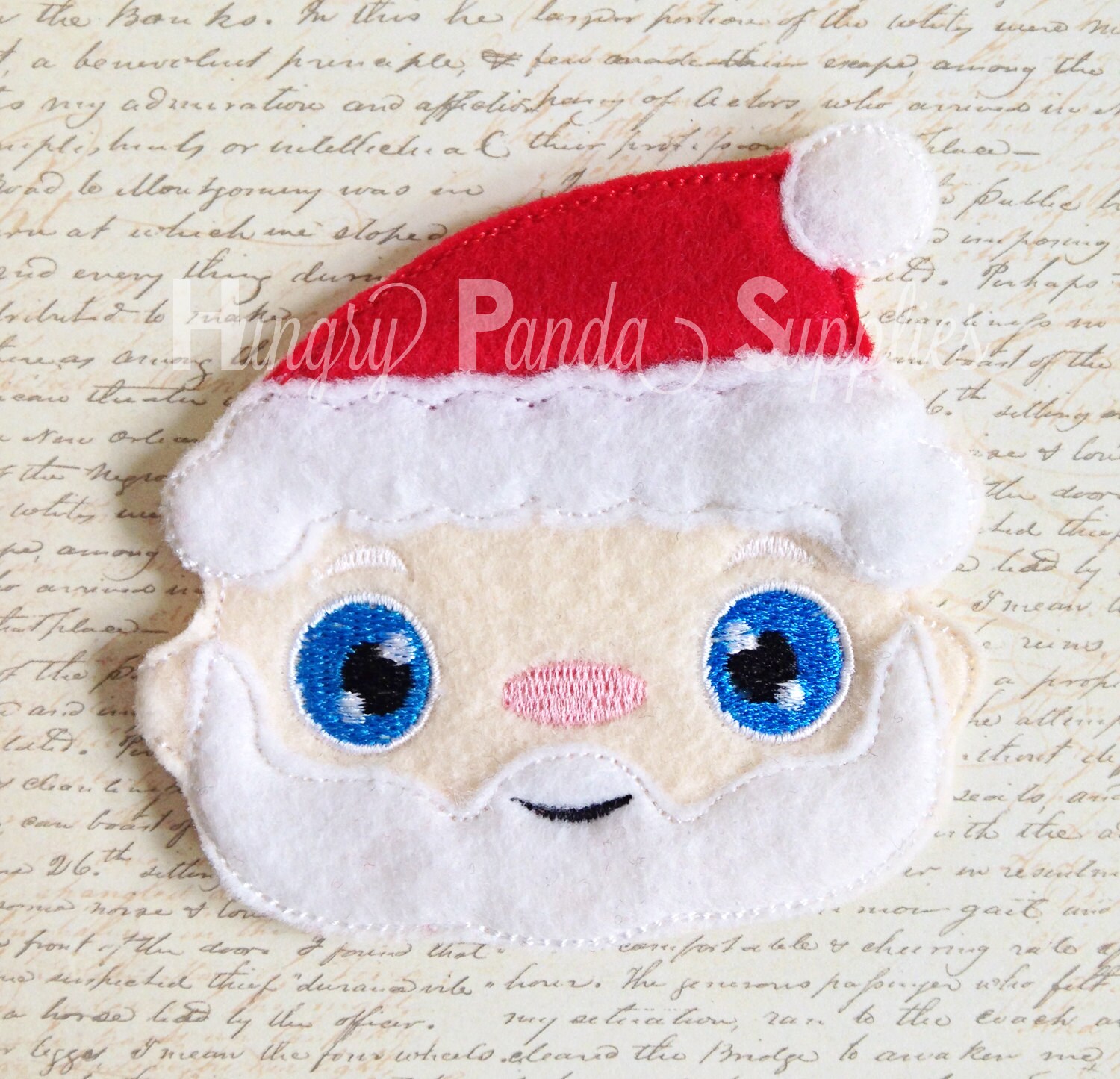 Santa Stuffie Embroidery Design Santa Stuffy Machine - Etsy
