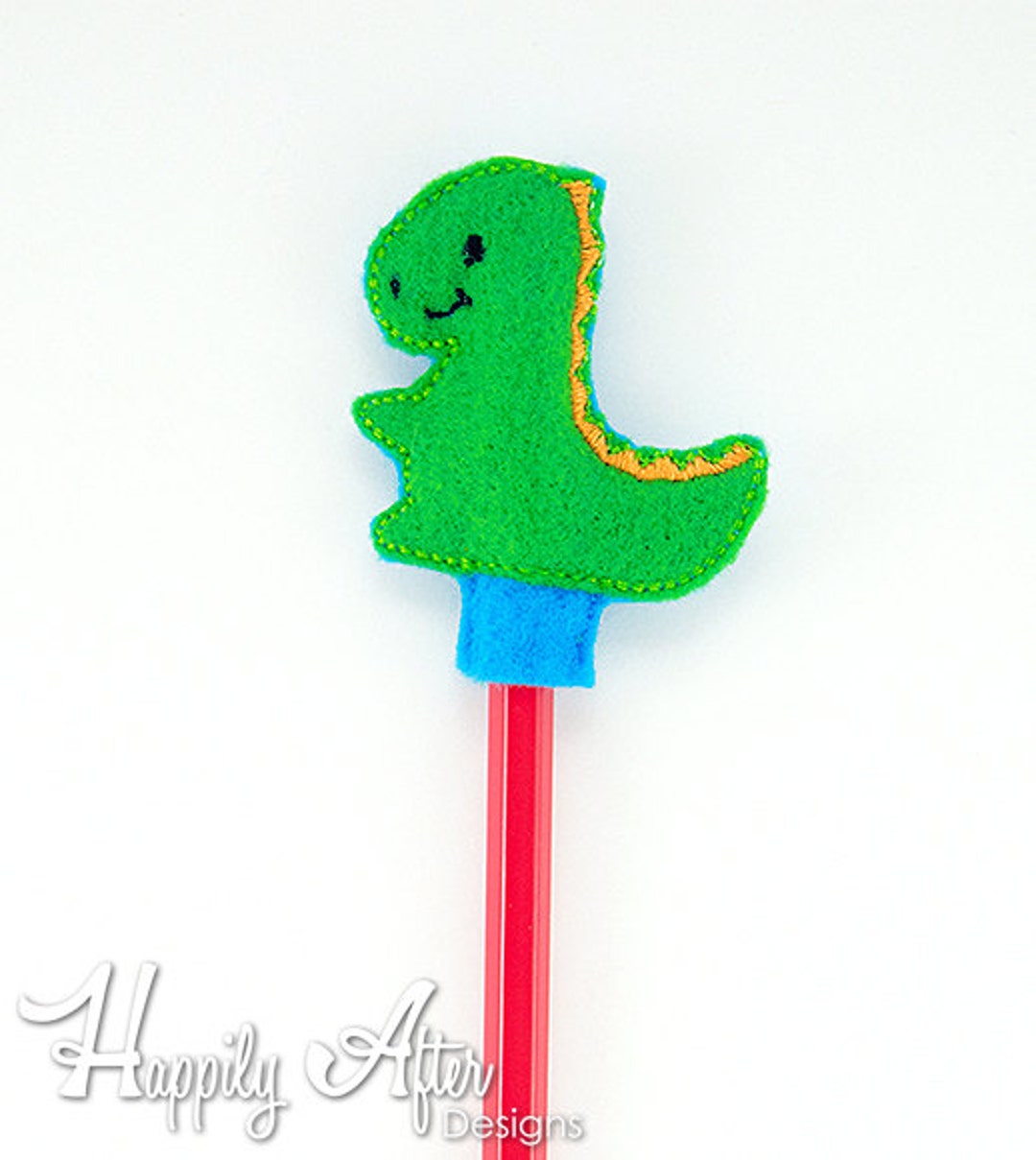 Dinosaur Pencil Topper Embroidery Design, Dino, Pencil Topper, Machine ...