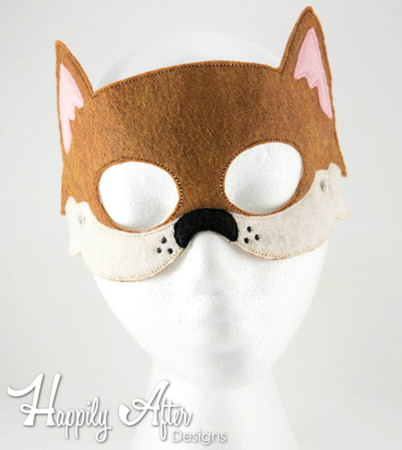 Dingo Mask Embroidery Design Dingo Mask Machine Embroidery | Etsy