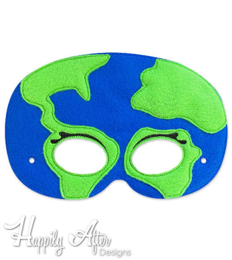 Earth Mask Embroidery Design Earth Mask Machine Embroidery - Etsy