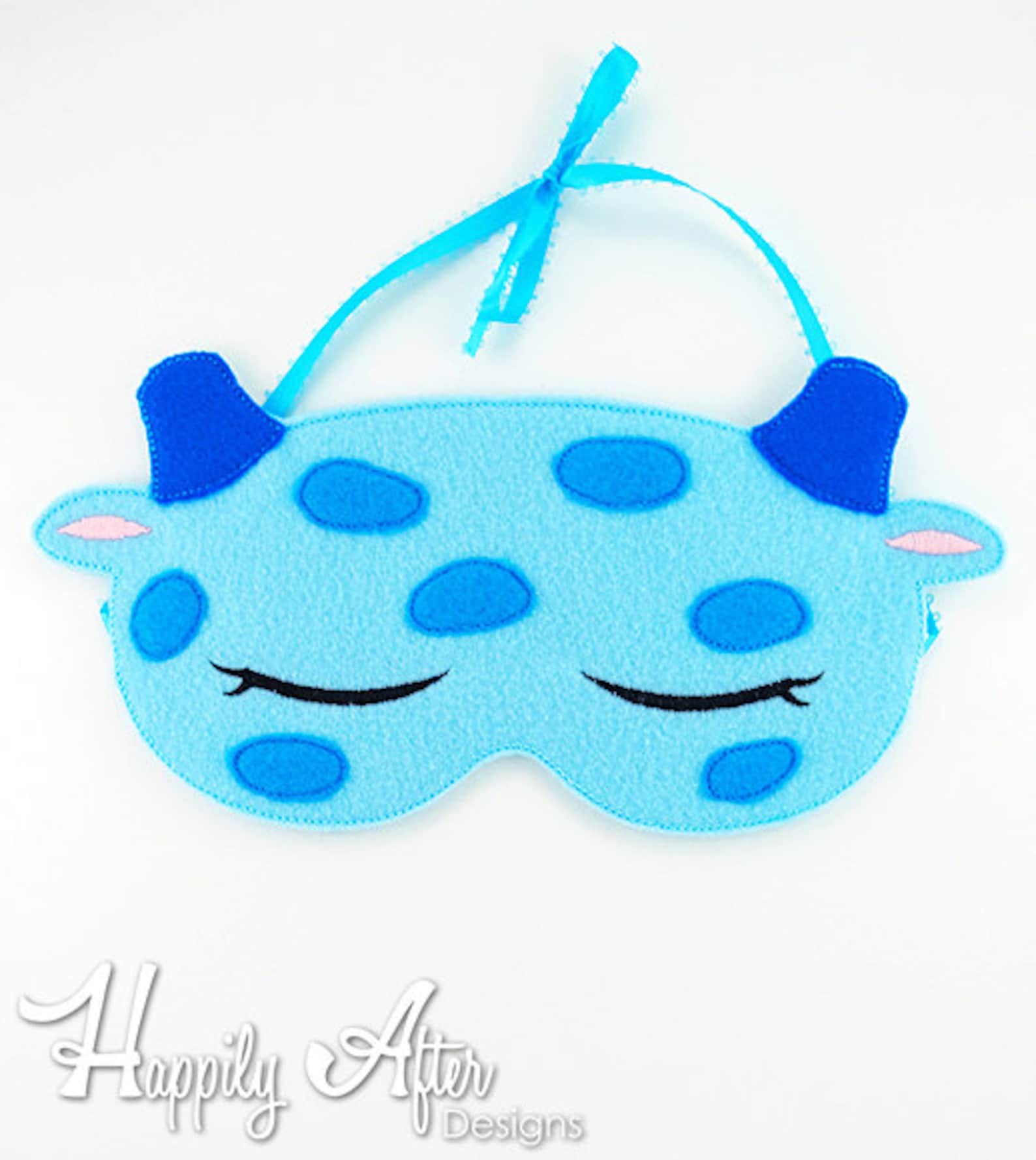 Giraffe Sleep Mask Embroidery Design Sleep Mask Machine - Etsy