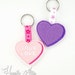 Candy Heart Keychain Embroidery Design, Heart, Candy, Keychain ...