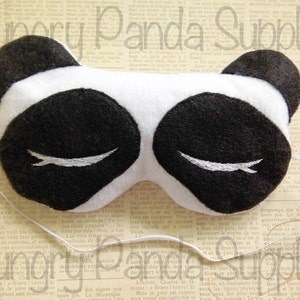 Panda Sleep Mask Embroidery Design, Sleep Mask, Machine Embroidery, ITH ...