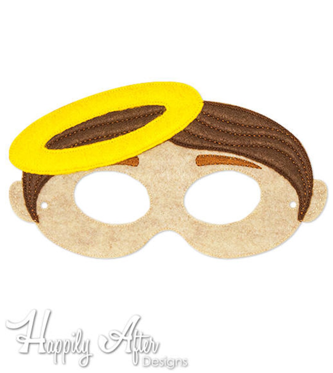 Angel Mask Embroidery Design, Angel Mask, Machine Embroidery, ITH Mask ...