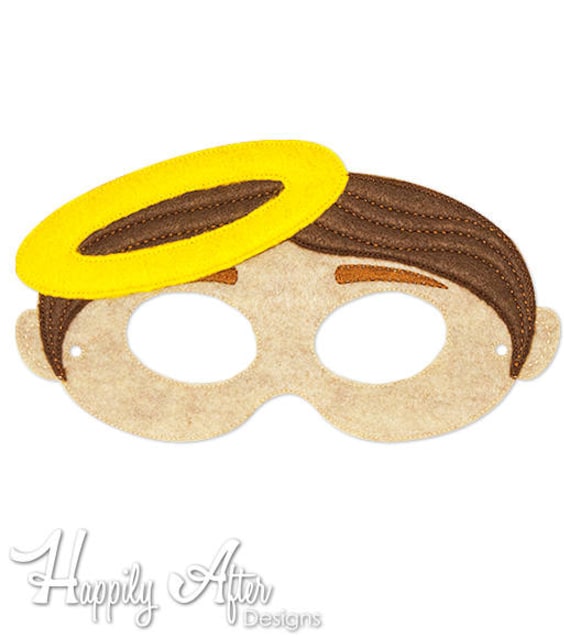 Angel Mask Embroidery Design Angel Mask Machine Embroidery | Etsy