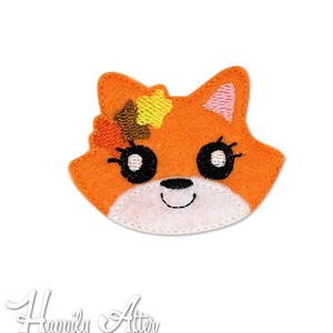 Fox Cutie Feltie Embroidery Design, Fox Feltie, Machine Embroidery, ITH ...