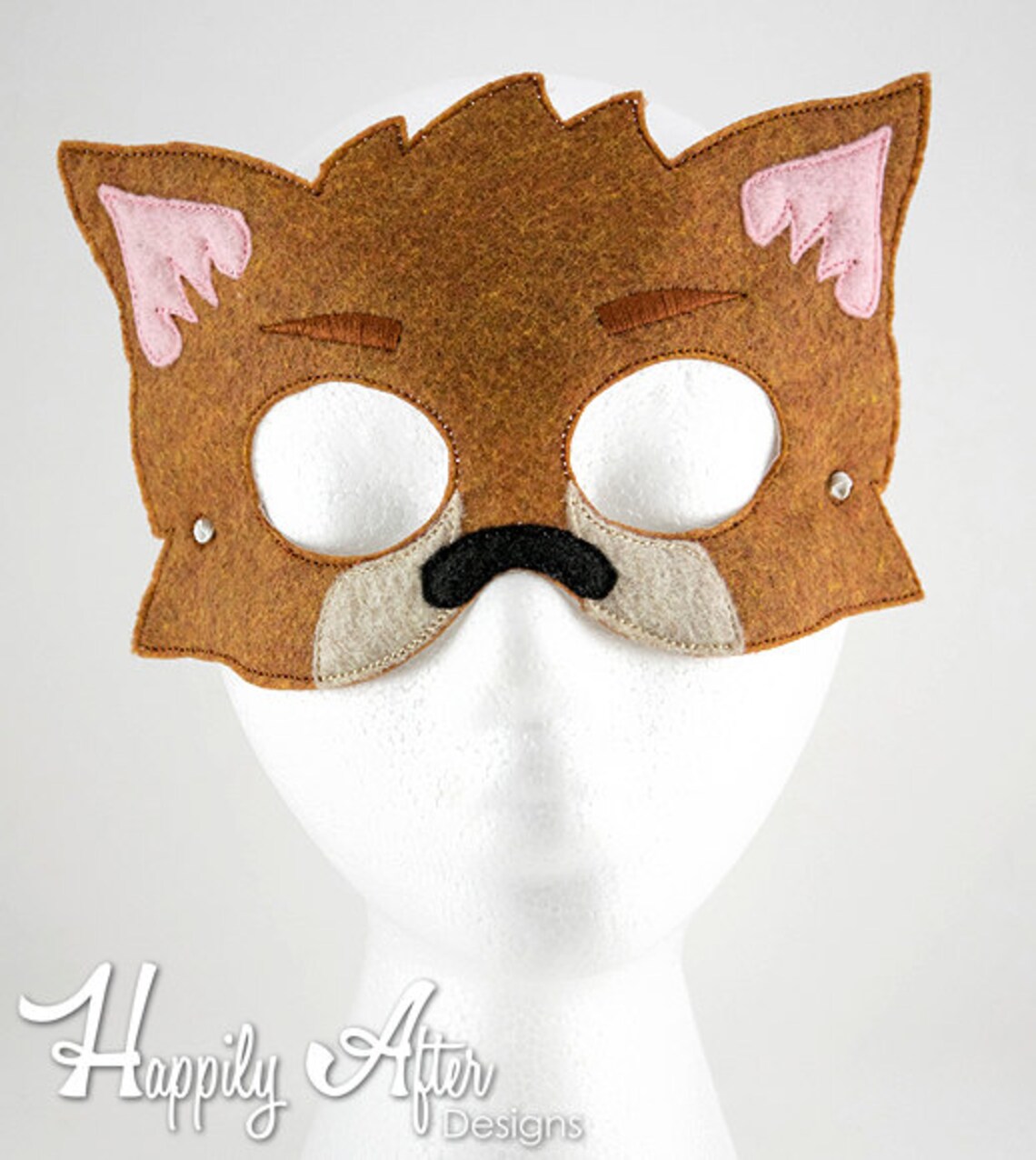Big Bad Wolf Mask Embroidery Design Wolf Mask Machine | Etsy