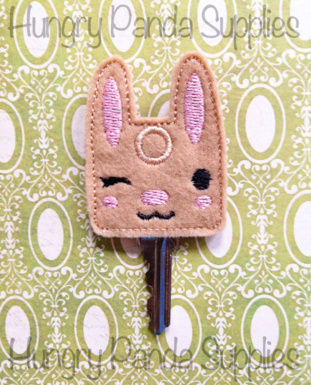 Bunny Key Cover Embroidery Design, Rabbit, Bunny Key Cover, Key Cover ...