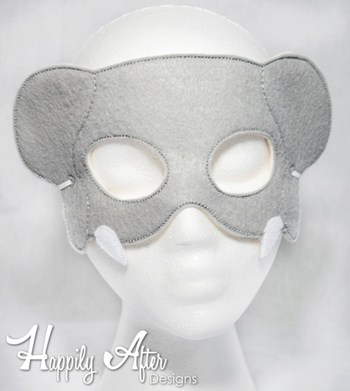 Elephant Mask Embroidery Design, Elephant Mask, Machine Embroidery, ITH ...