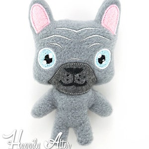 French Bulldog Stuffie Embroidery Design, Dog, Frenchie, Dog Machine ...