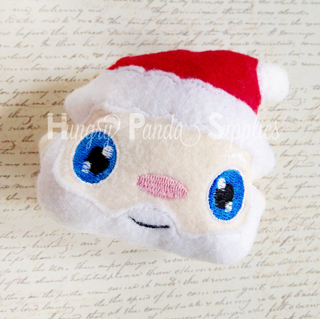 Santa Stuffie Embroidery Design, Santa Stuffy, Machine Embroidery, ITH ...