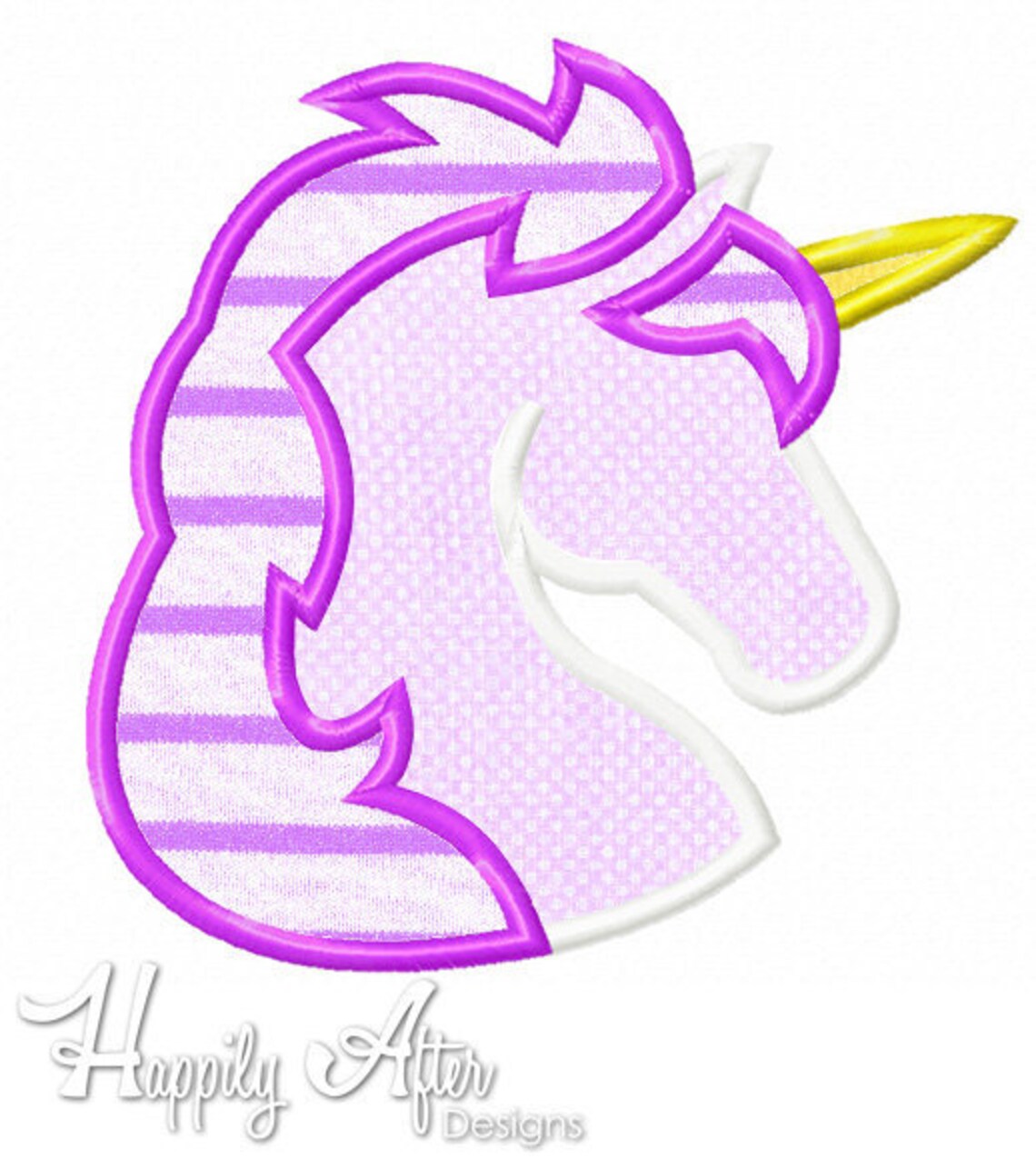 Unicorn Applique Embroidery Design Unicorn Applique Horse - Etsy