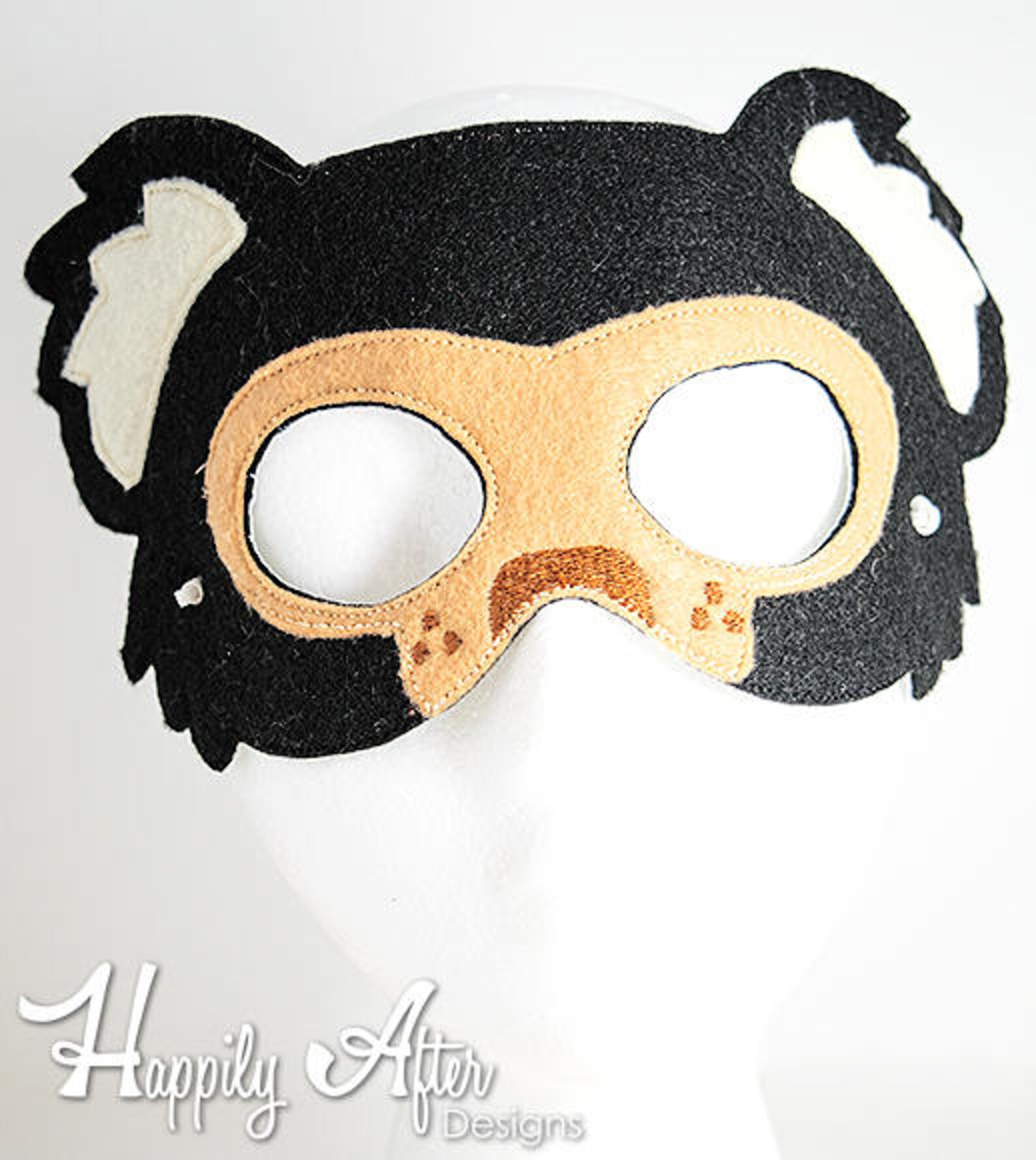 Sloth Bear Mask Embroidery Design bear mask machine | Etsy