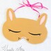 Bunny Sleep Mask Embroidery Design, Sleep Mask, Machine Embroidery, ITH ...