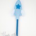 Rocket Ship Pencil Topper Embroidery Design, Rocket, Spaceship, Machine ...