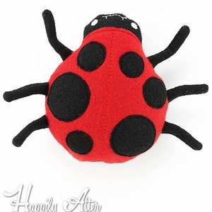 Ladybug Stuffie Embroidery Design, Ladybug, Bug, Ladybug Machine ...