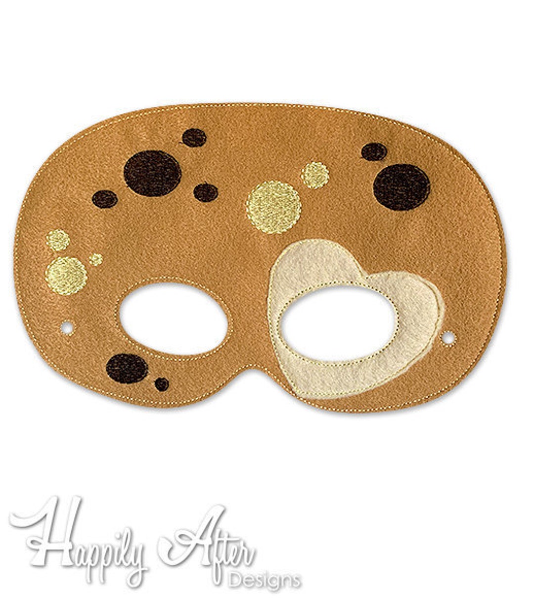 Pluto Mask Embroidery Design, Planet Mask, Machine Embroidery, ITH Mask ...