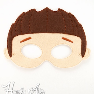 Spikey Hair Boy Mask Embroidery Design, Boy Mask, Machine Embroidery ...