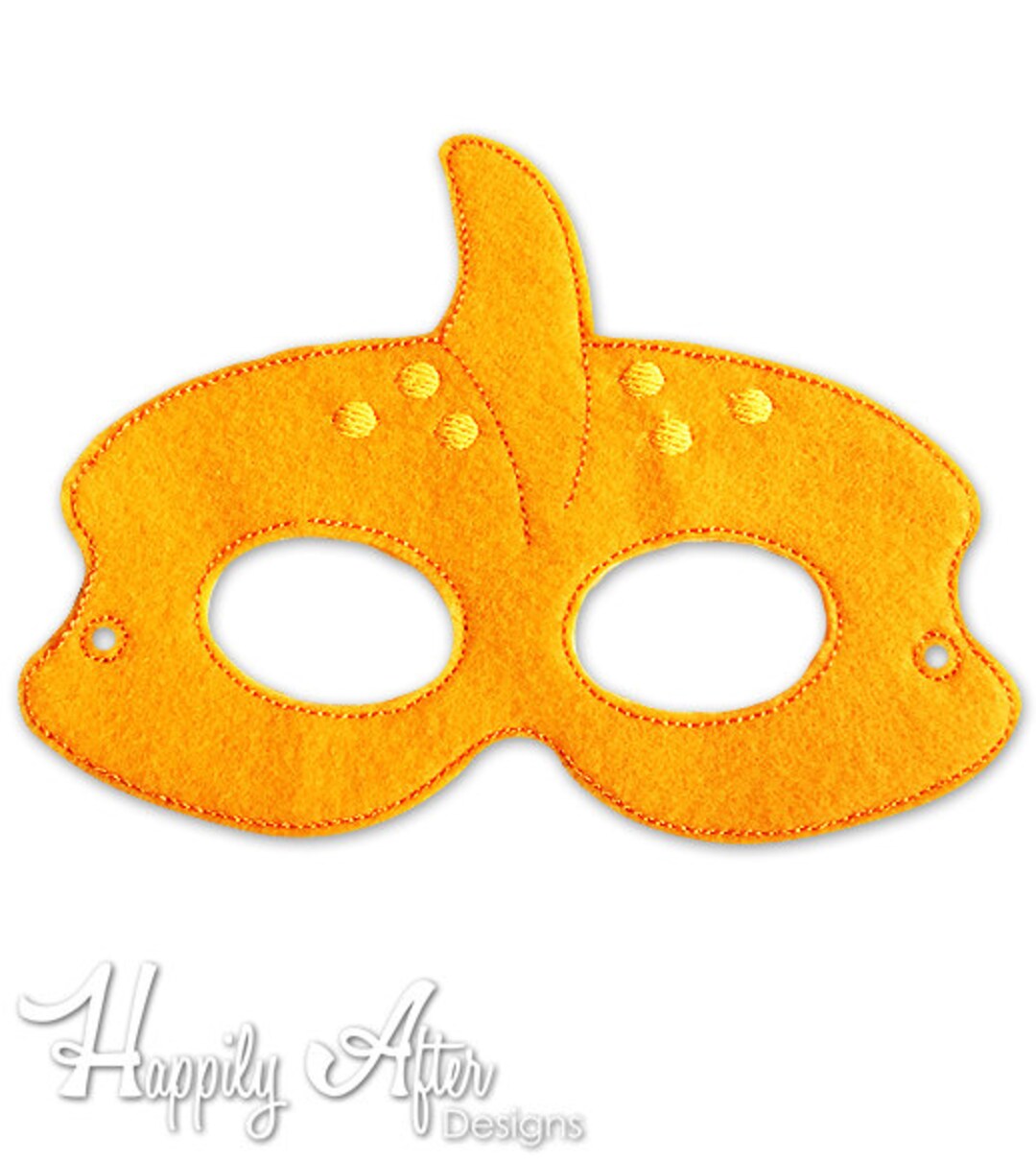 Pterodactyl Dinosaur Mask Embroidery Design, Dinosaur Mask, Machine ...