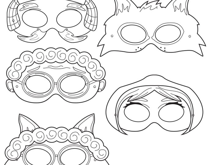 World Book Day, Wolf Mask, Red Riding Hood Mask, Red Riding Hood Book ...