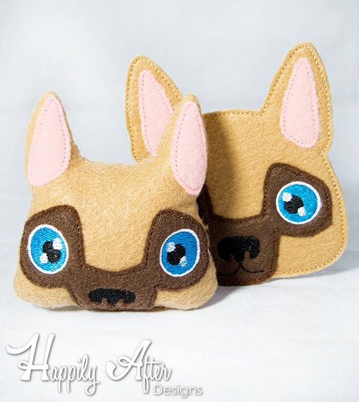 German Shepherd Stuffie Embroidery Design, Dog Stuffy, Machine ...